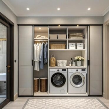 16+ Creative Hallway Laundry Room Door Ideas