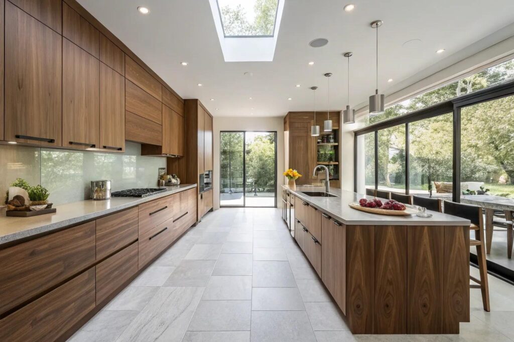 19+ Stylish Walnut Kitchen Cabinets Modern Ideas